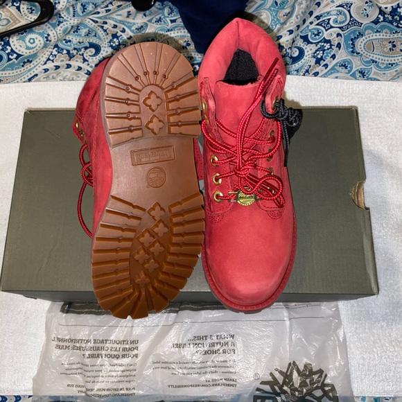 Timberland | Shoes | Brand New Boys Timberland Boots Red In The Box ...
